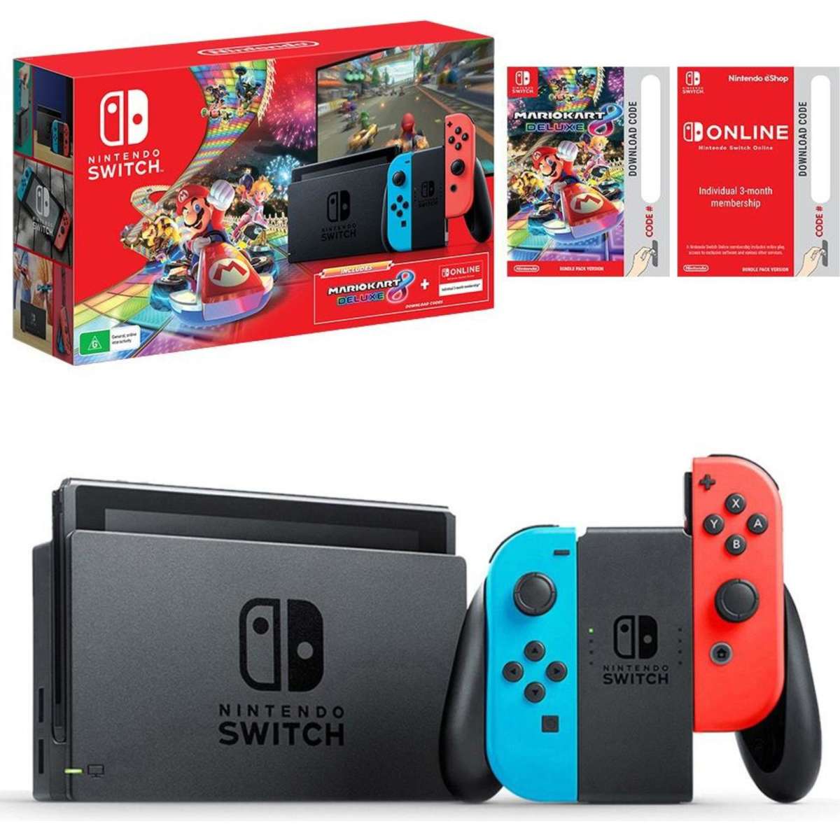 Nintendo + Nintendo Switch Mario Kart Bundle