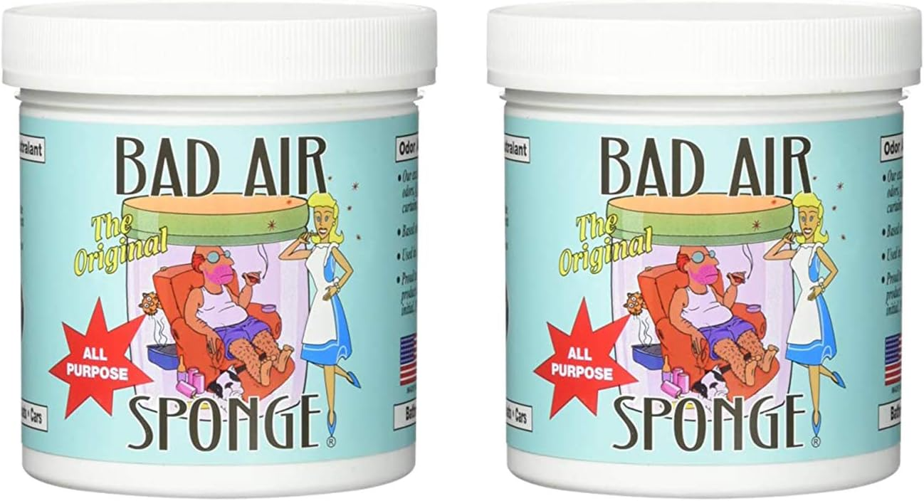 Bad Air Sponge + Air Odor Absorbent (2 Pack)