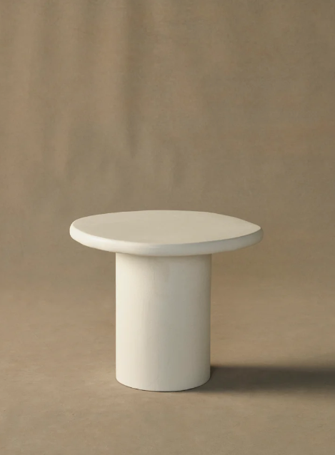Gesso House + Giro Side Table
