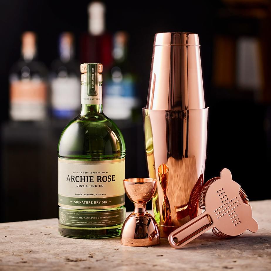 Archie Rose Distilling Co. + Copper Cocktail Set