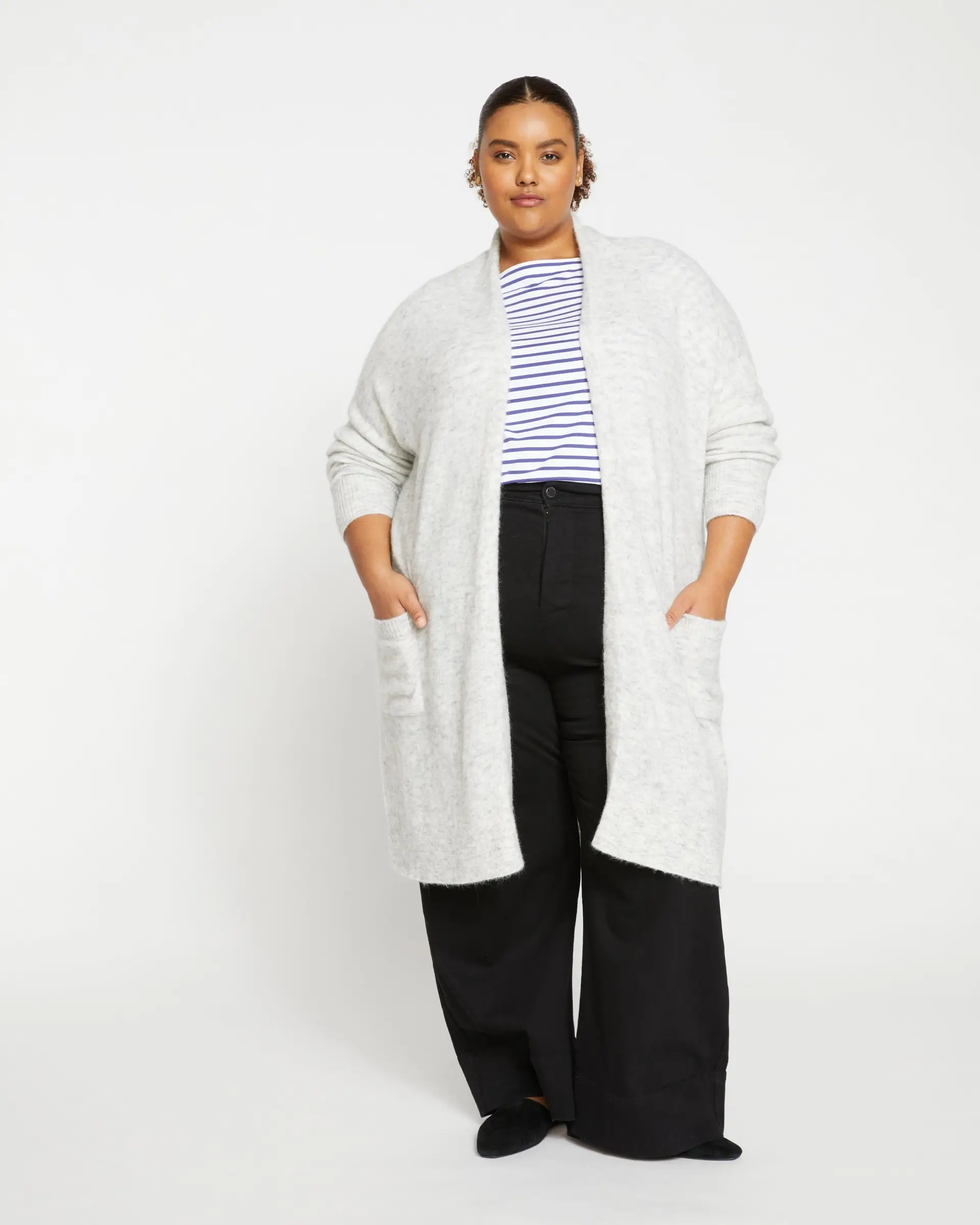 Universal Standard + Fuzzy Duster Cardigan
