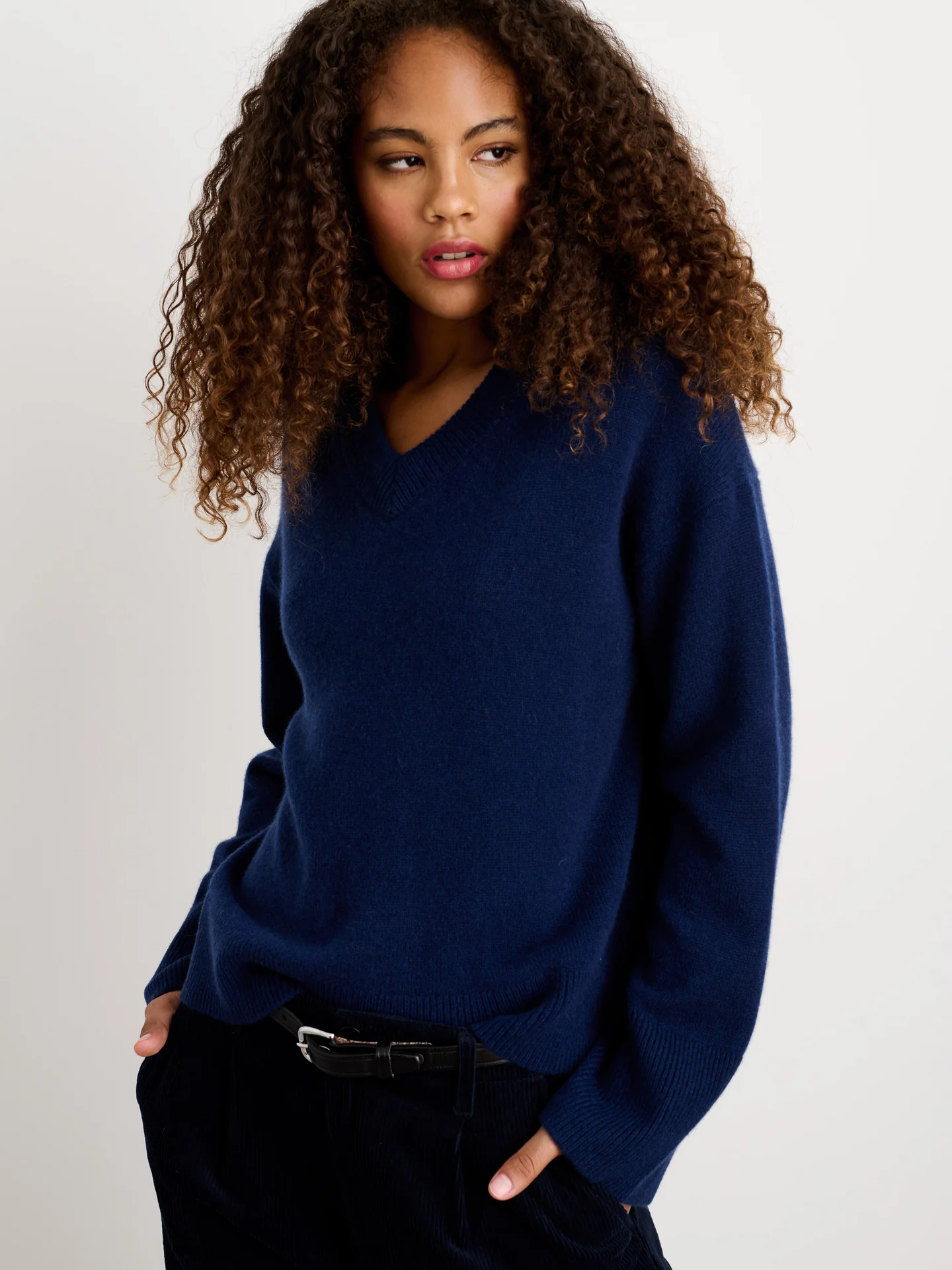 Alex Mill + Cashmere Rowan V-Neck Sweater