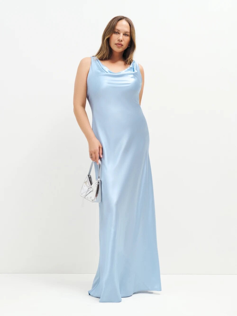 Reformation + Annabelle Silk Dress Es