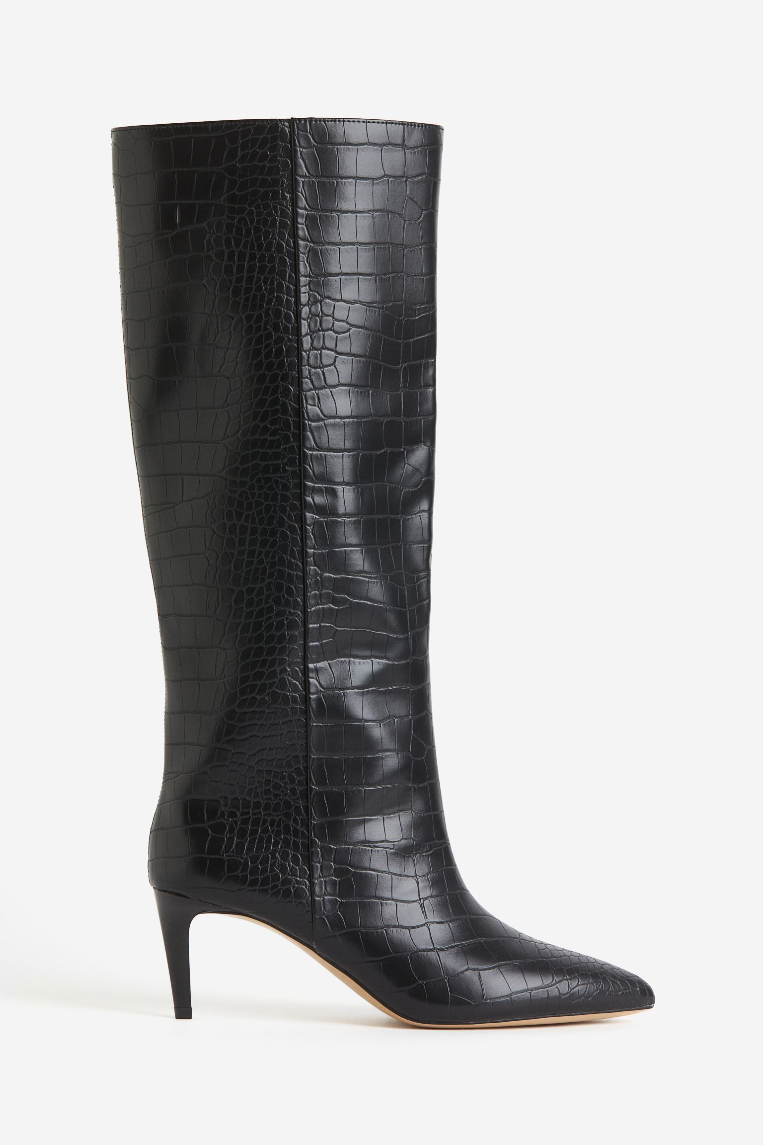 H&M + Knee-High Heeled Boots