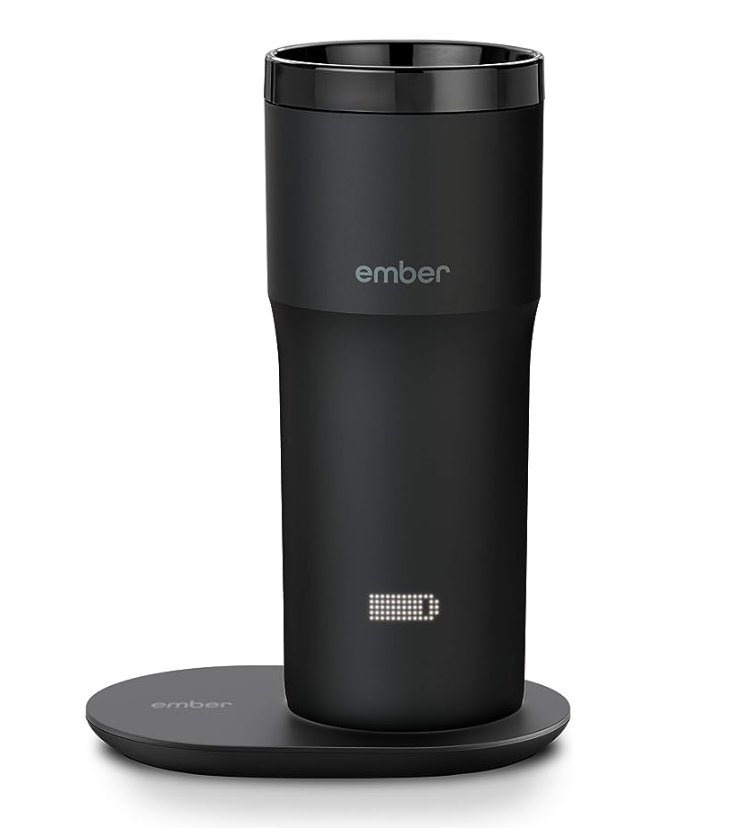 Ember + Stainless Steel Temperature Control Travel Mug