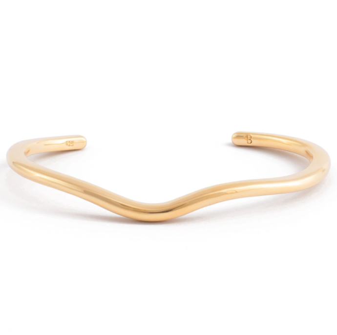 Wolf and Badger + Organic Sculpt Cuff Bangle