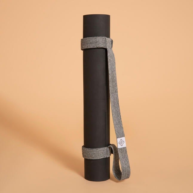 Kimjalay + Adjustable Yoga Mat Strap – Mottled Grey