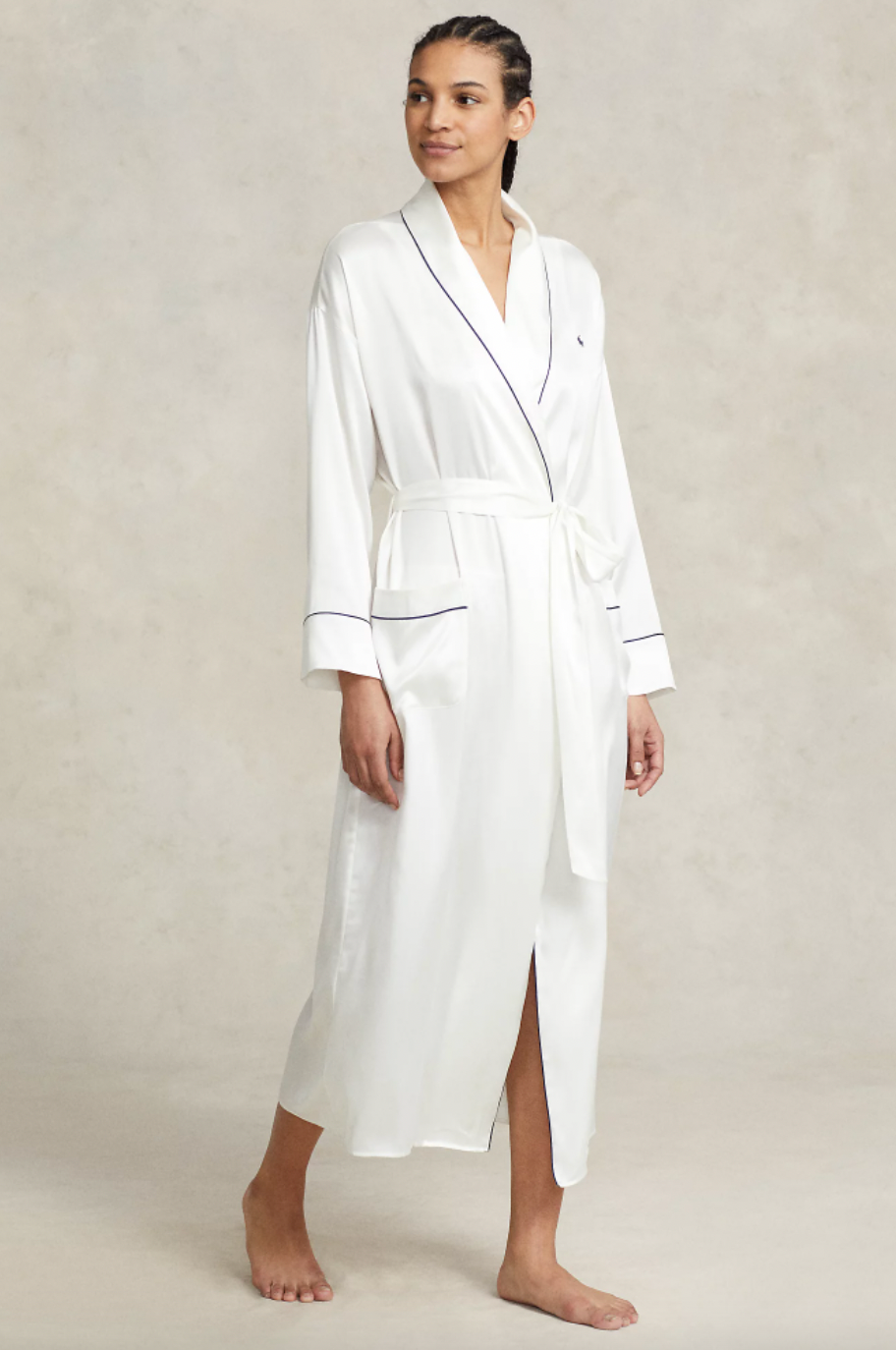 Ralph Lauren + Stretch Silk Bath Robe