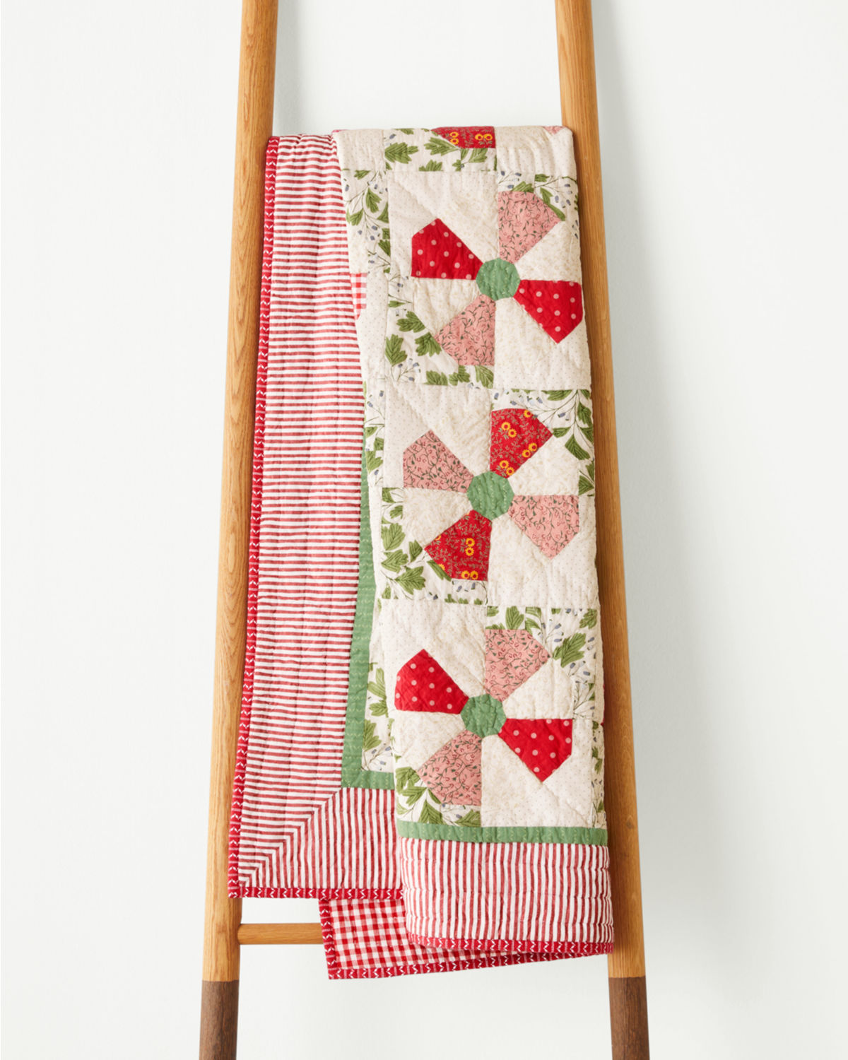 Garnet Hill + Peppermint Patchwork Throw