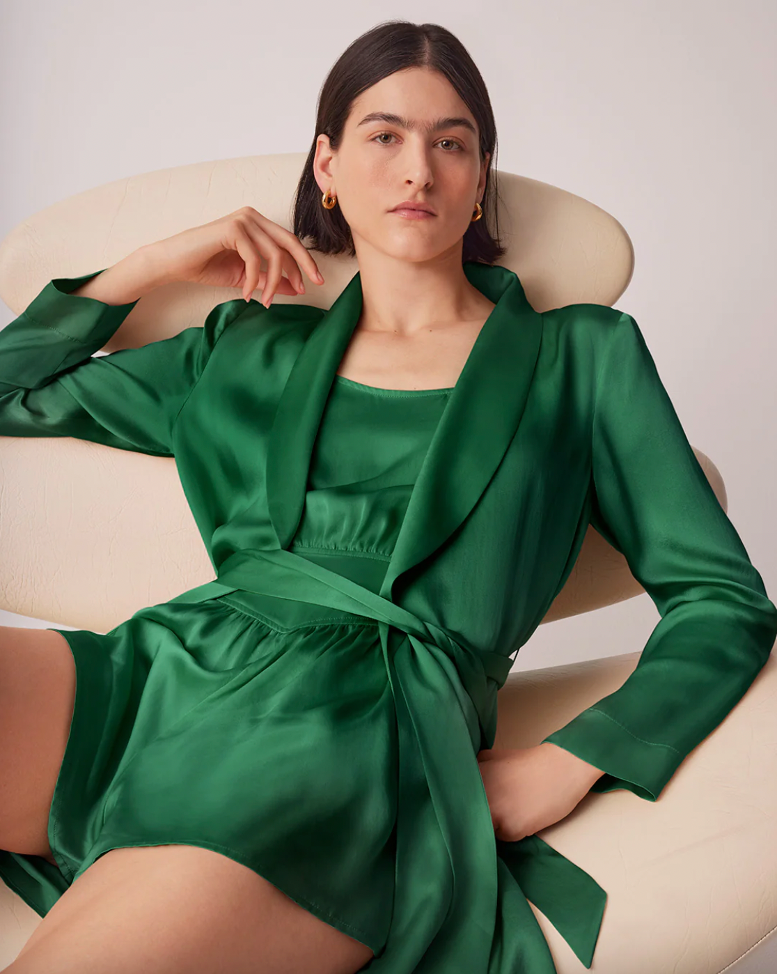 Cuyana + Washable Charmeuse Robe