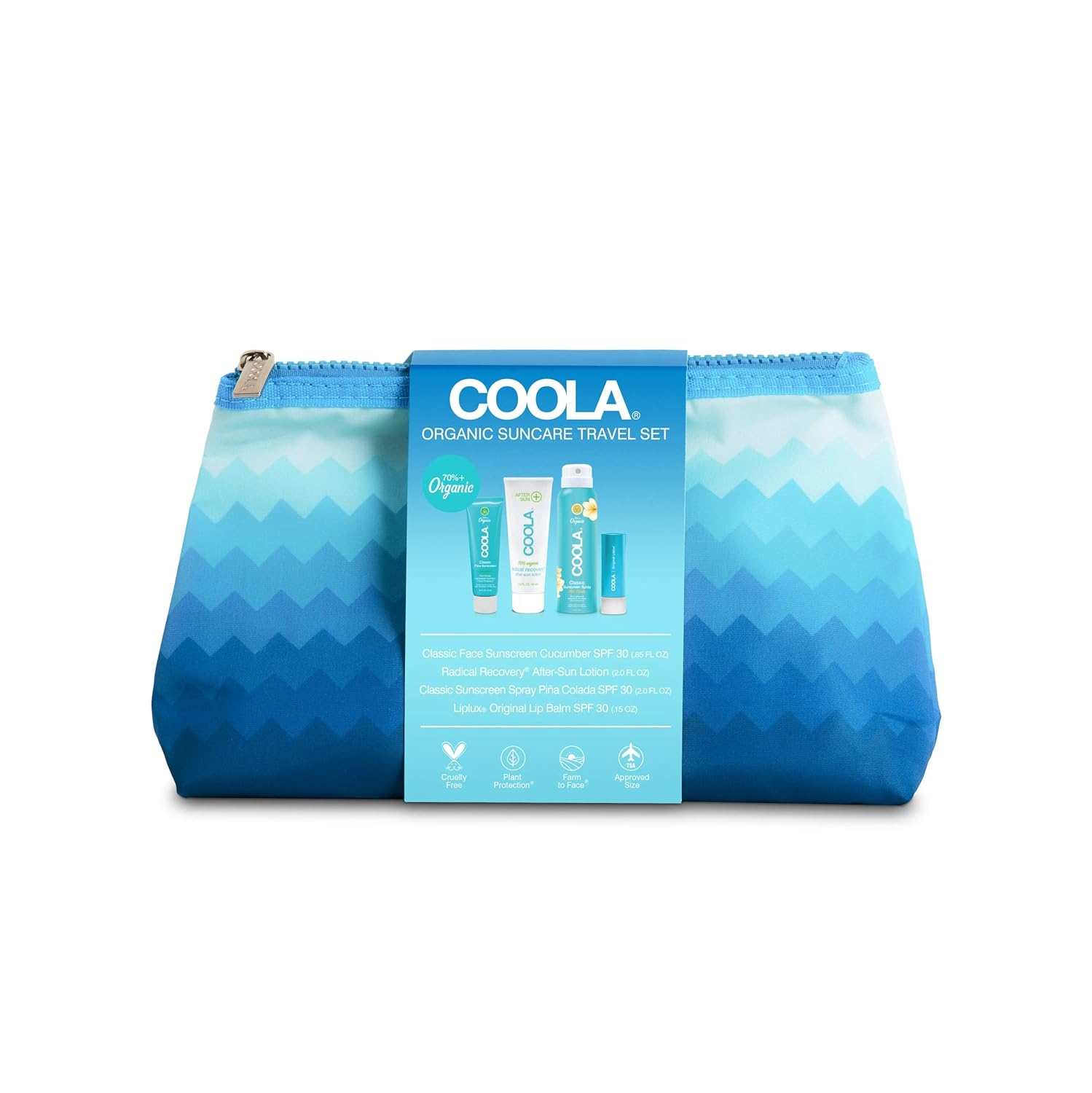 Coola + Organic Sunscreen & Lip Balm SPF 30 Sun Protection Kit