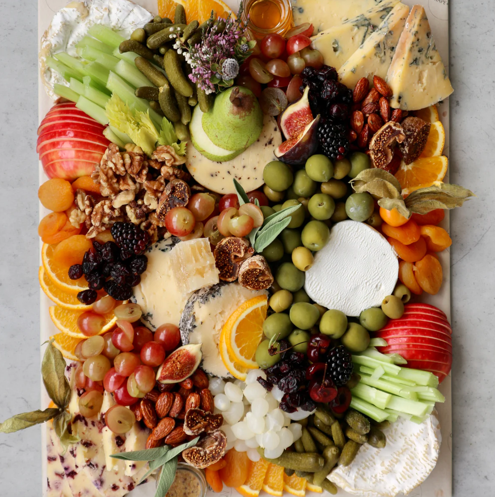Grape and Fig + The British Cheese Platter