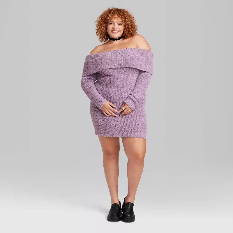 Wild Fable Long Sleeve Mini Sweater Dress