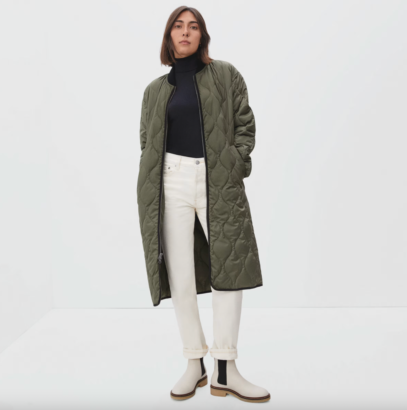 Everlane + The ReNew Long Liner