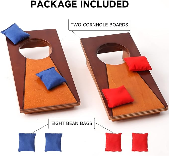 GSE + Mini 10″x5″ Tabletop Cornhole Set