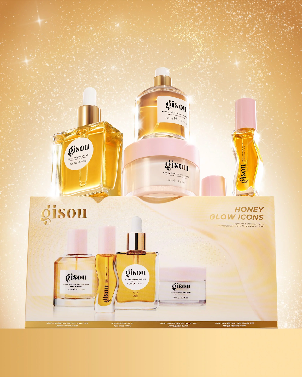 Gisou + Honey Glow Icons Gift Set