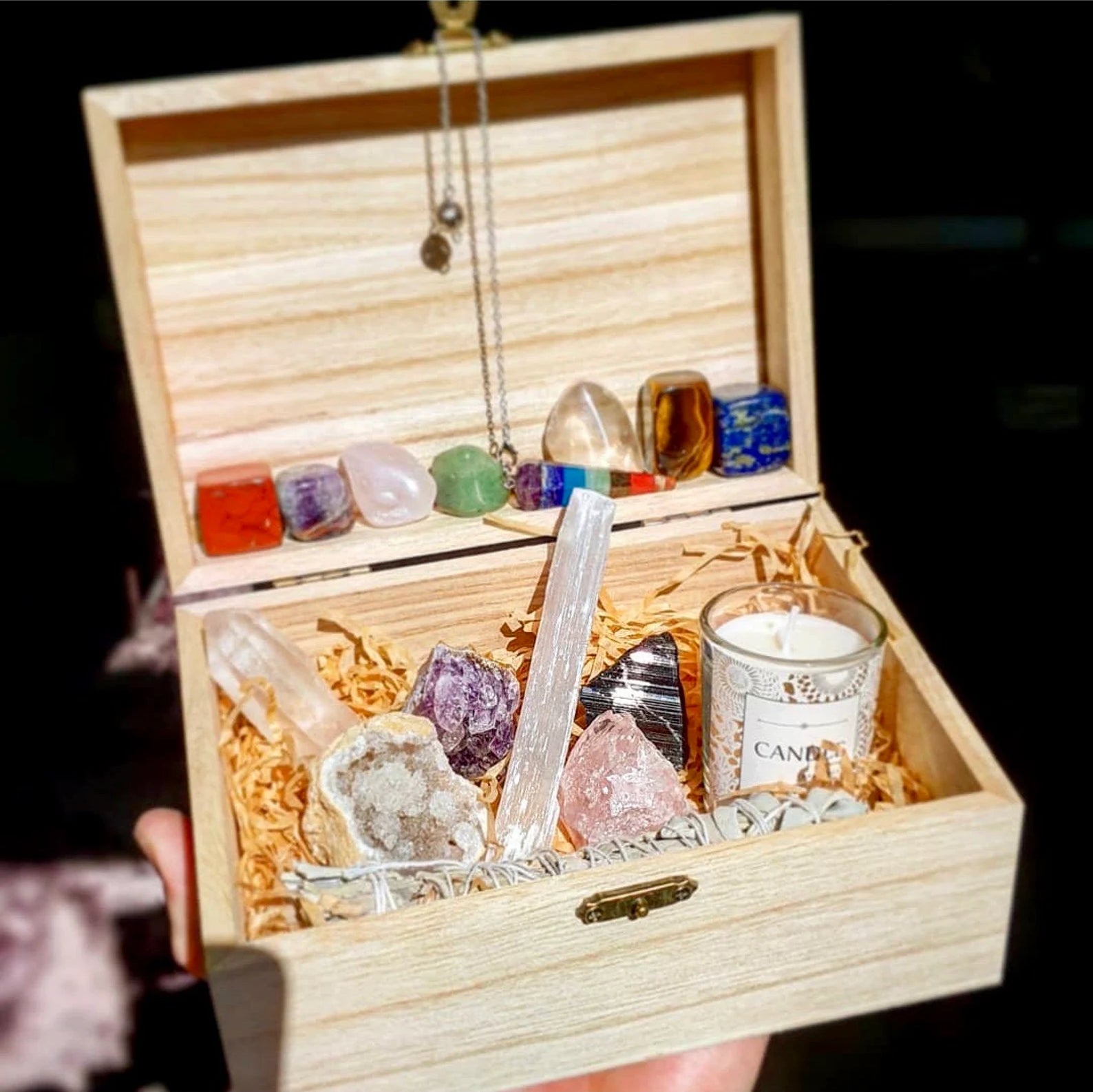 Infinite Energy Acad + Chakra Crystal Healing Kit