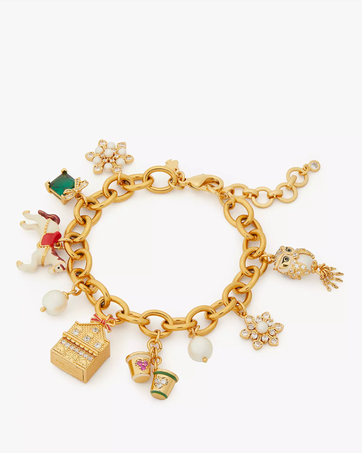 Kate Spade + Winter Wonderland Charm Bracelet
