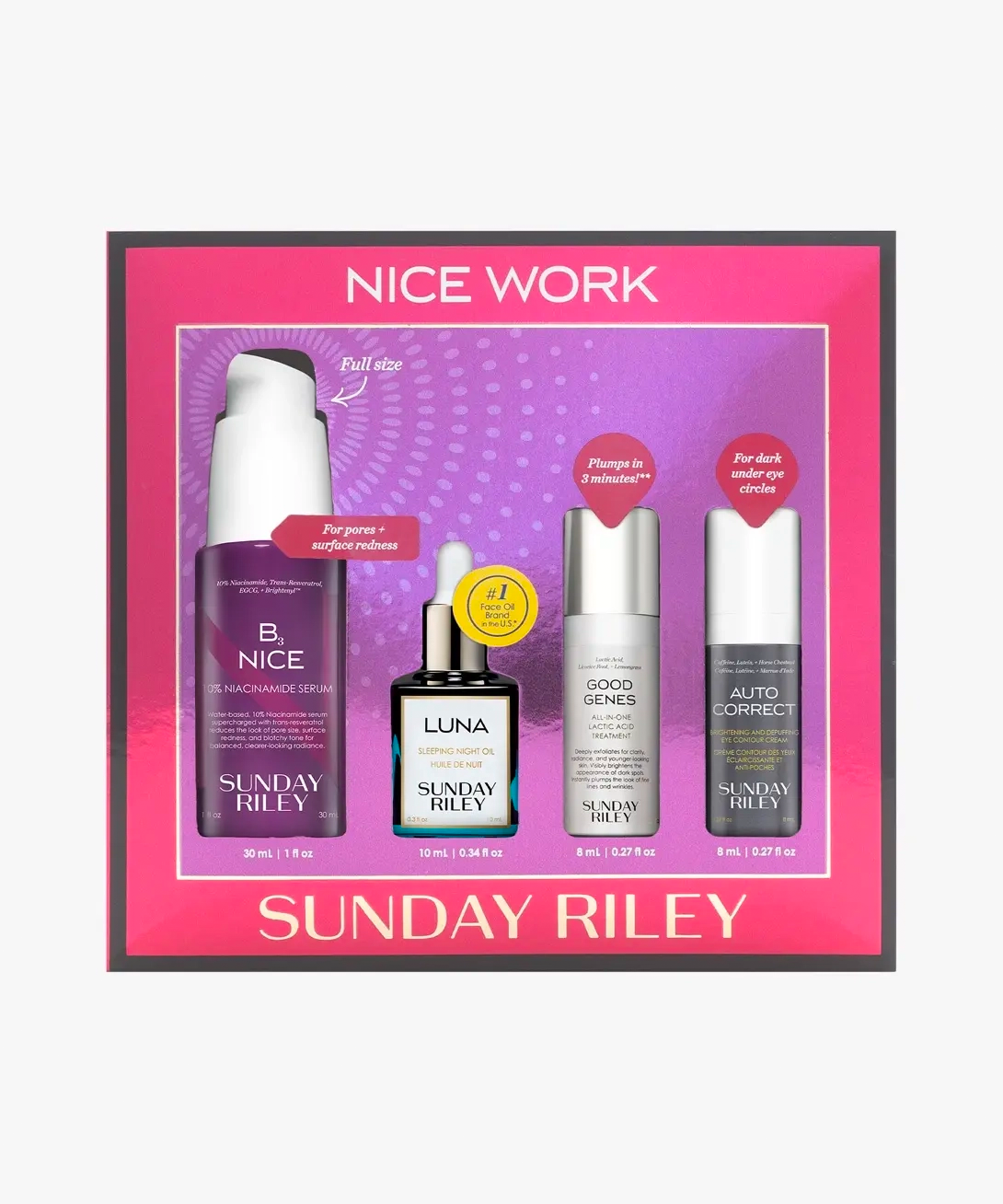 Sunday Riley + Sunday Riley Nice Work