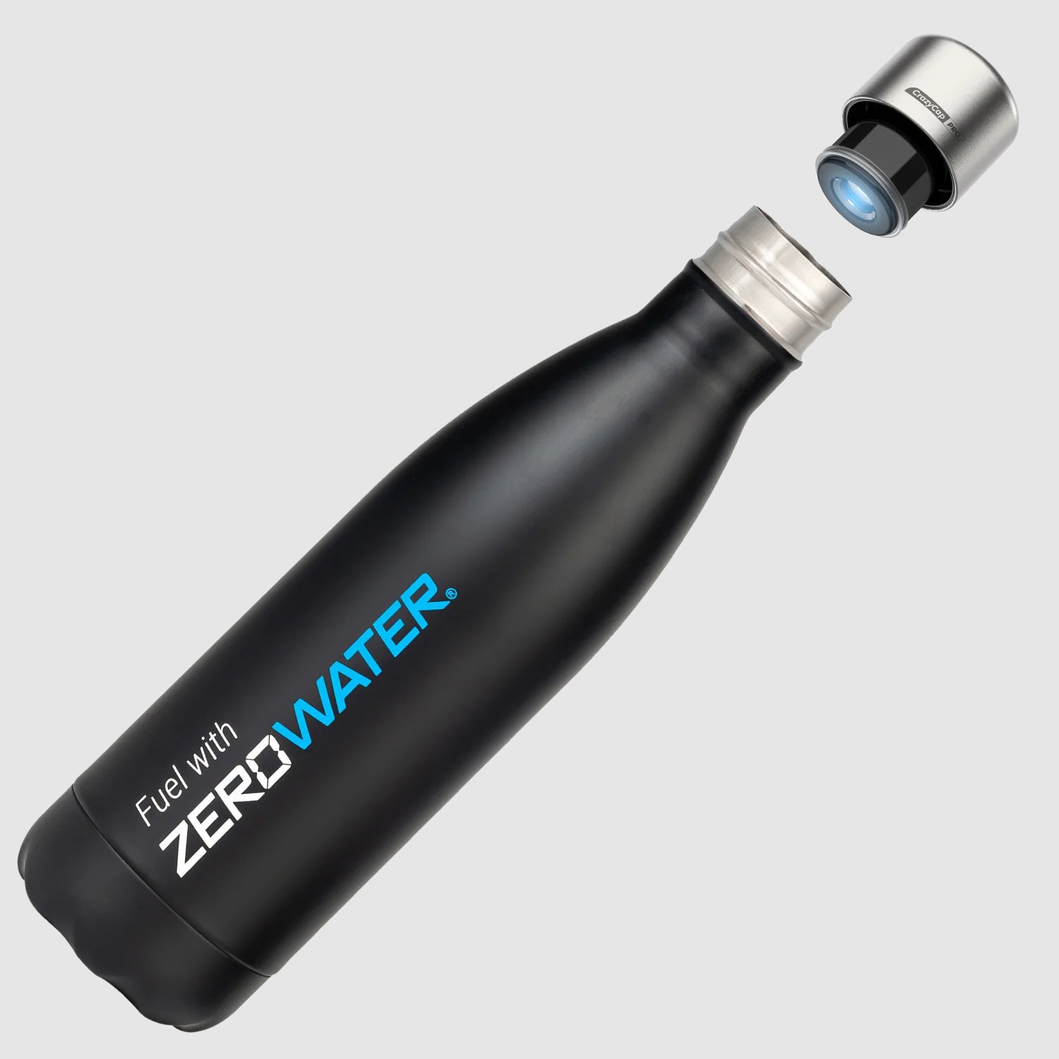 ZeroWater + Steel Bottle With UV-C Cap