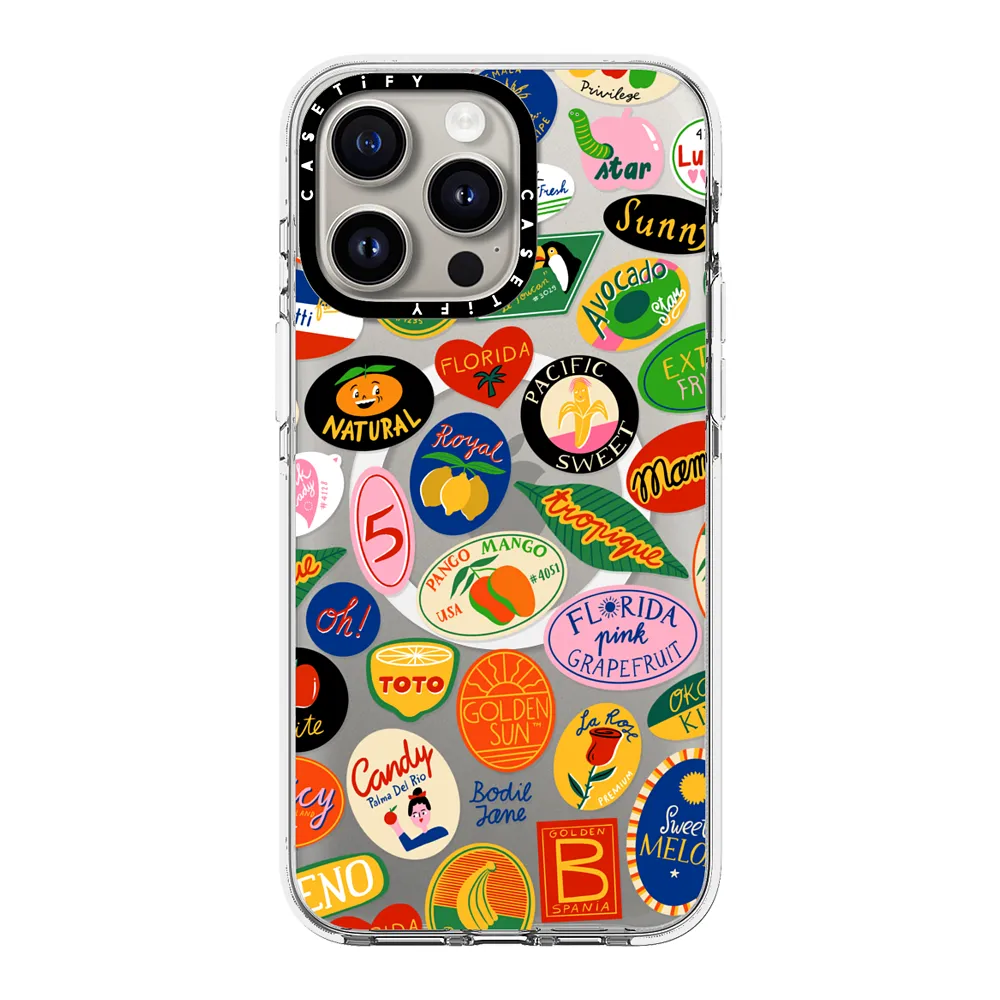 Casetify + Casetify Fruit Stickers Phone Case