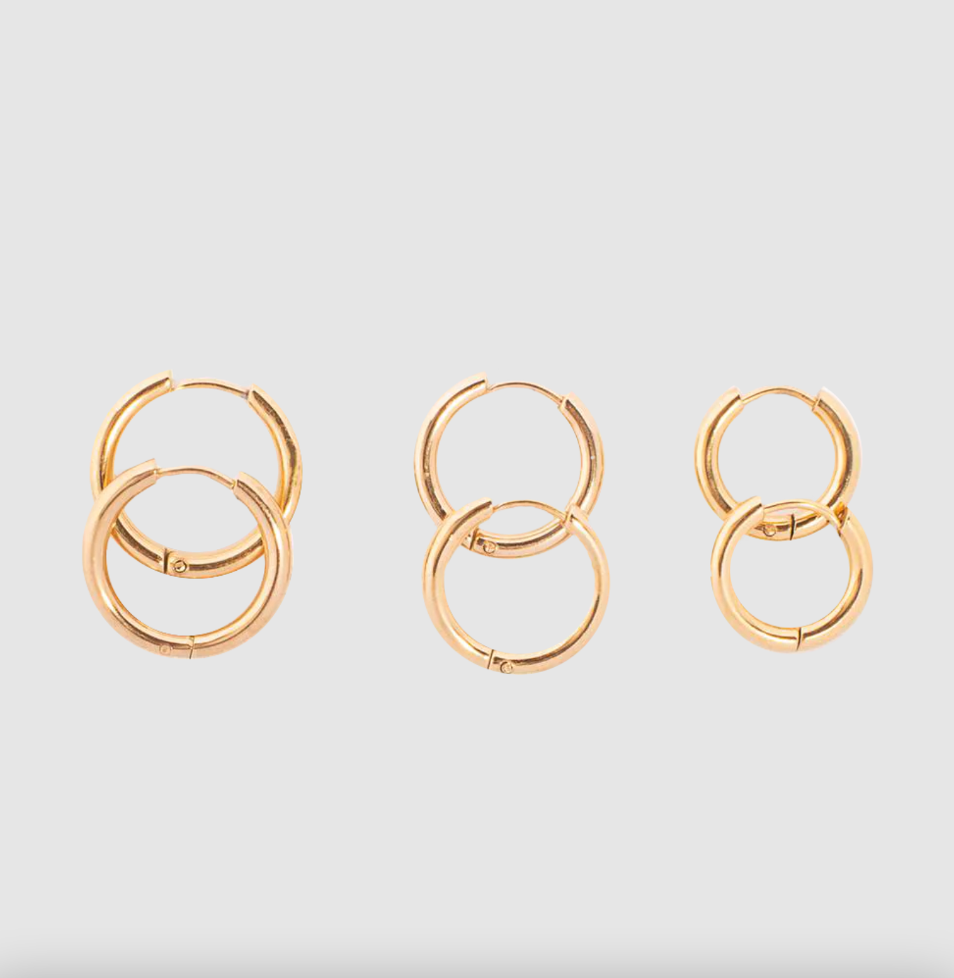 Hey Harper + Triple Hoops Set