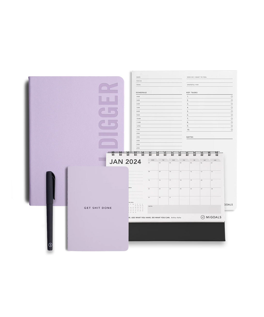 MiGOALS + 2024 Goal Digger Planner Pack