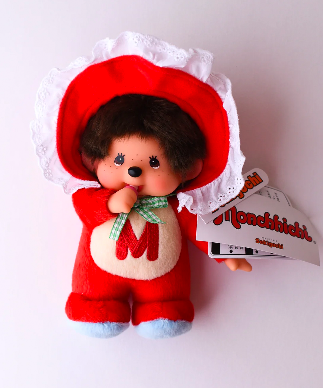Sekiguchi + Monchhichi In Retro Red