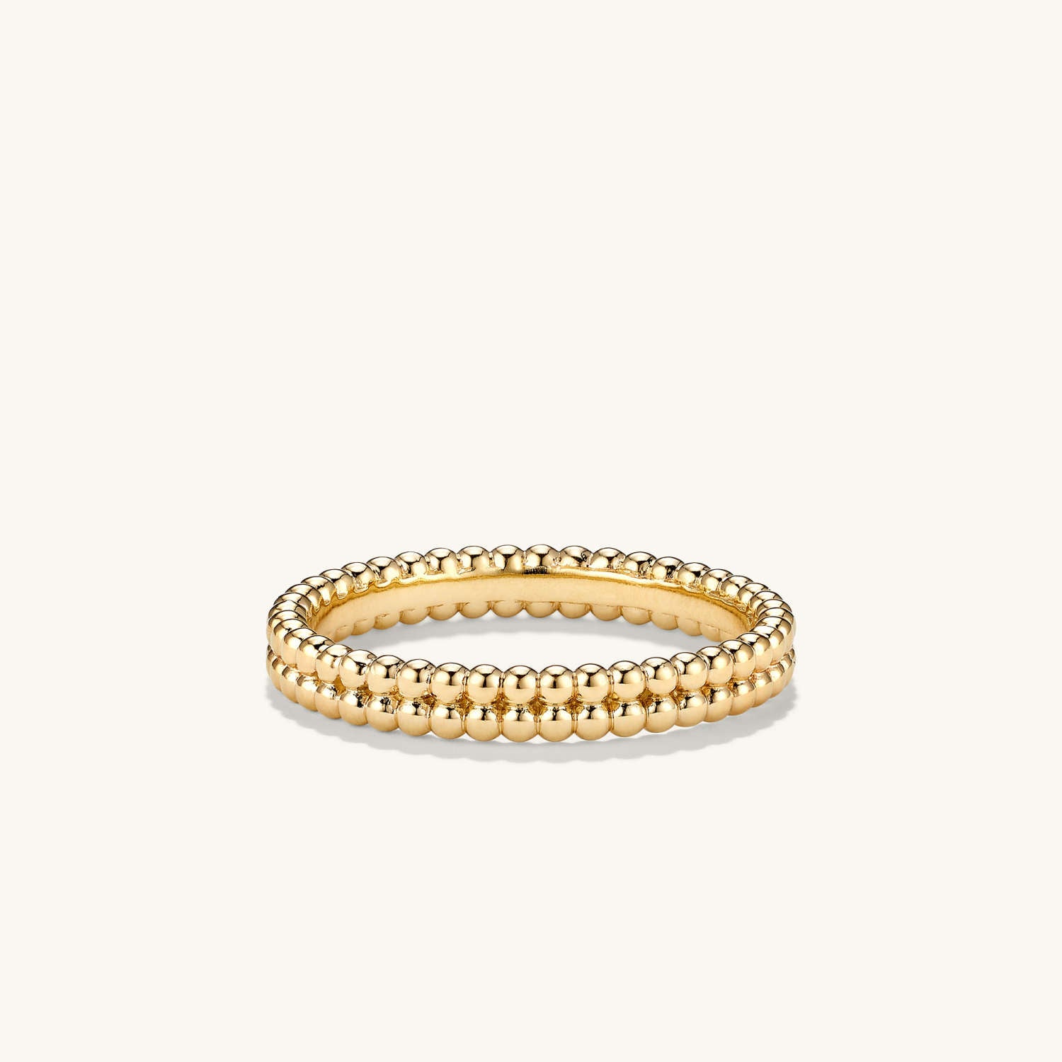 Mejuri + Duo Beaded Stacker Ring