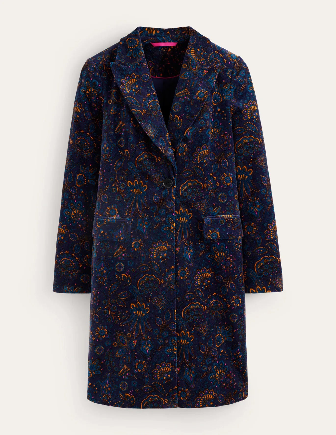 Boden + Canterbury Velvet Coat