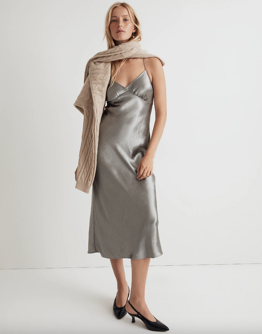 Madewell Layton Midi Slip Dress