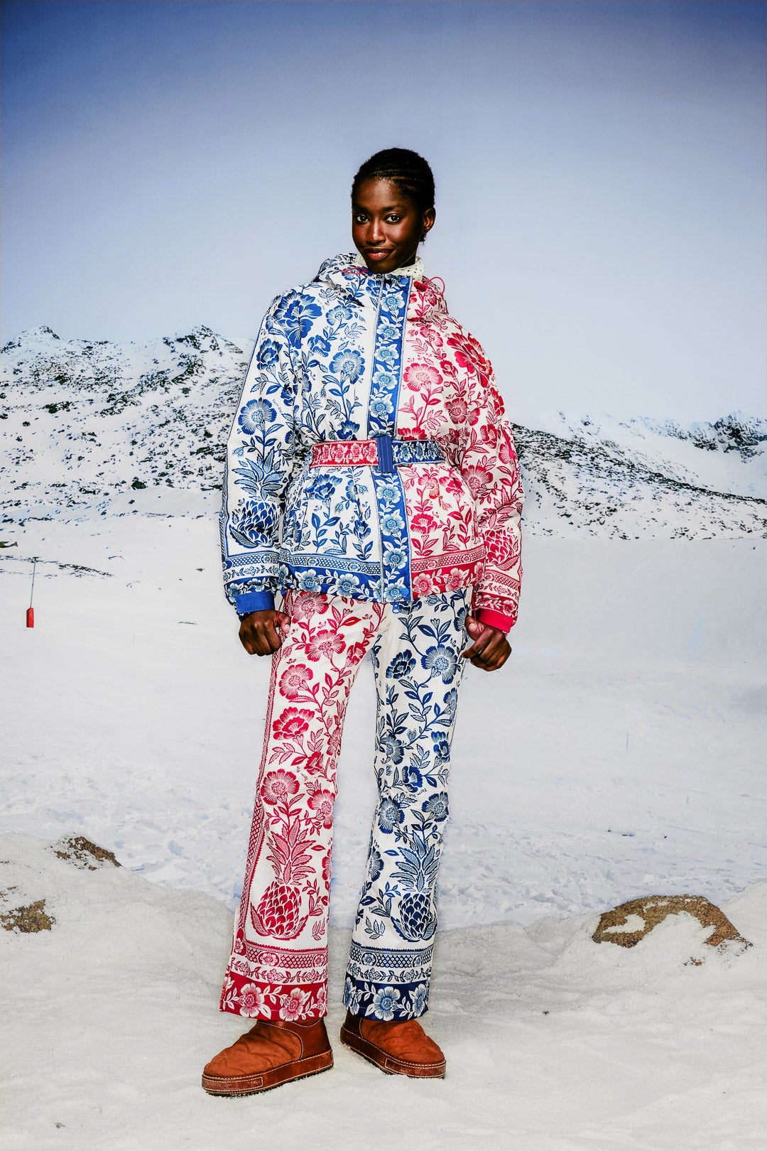 Farm Rio + Mixed Pineapple Garden Ski Pants