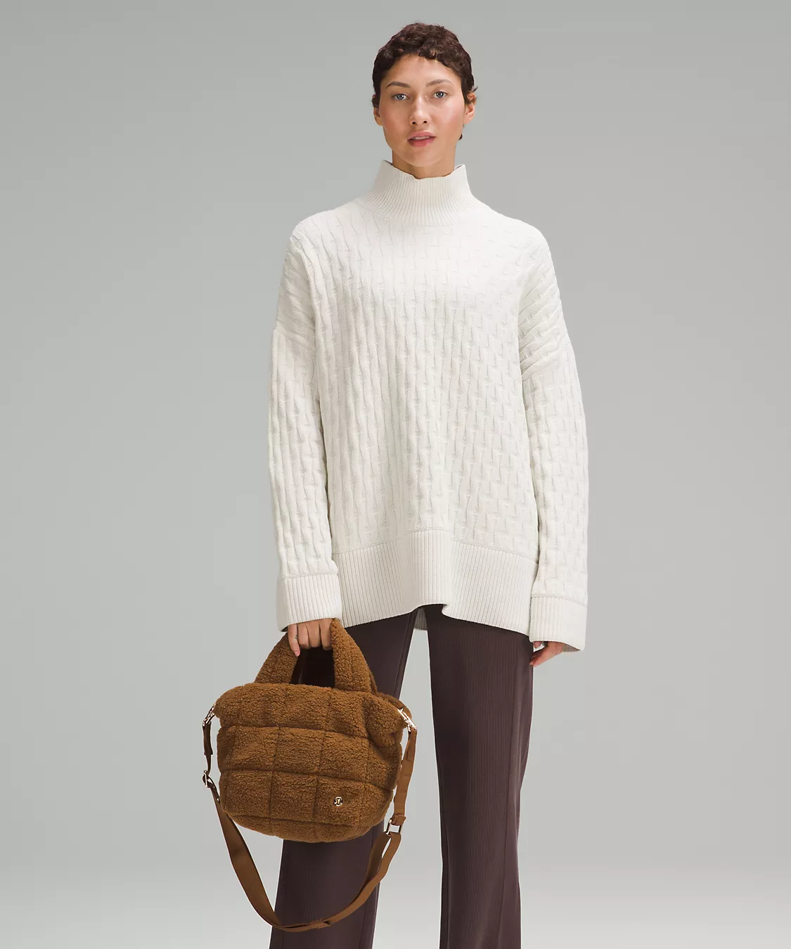 Lululemon + Quilted Grid Crossbody Bag 5L Fleece Lululemon + Quilted Grid Crossbody Bag 5L Fleece