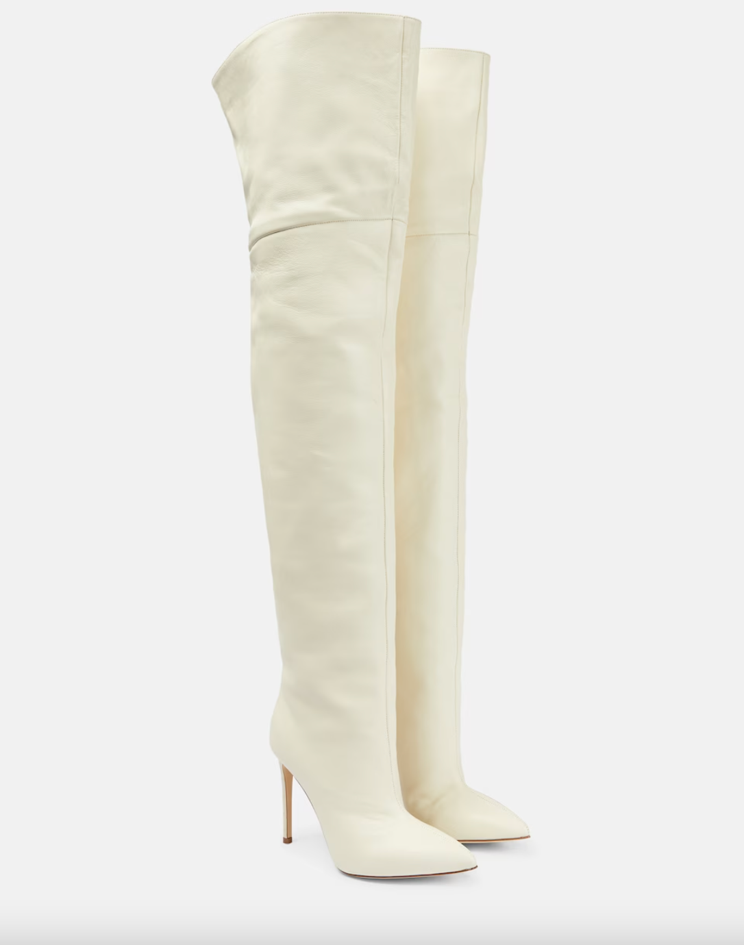 Paris Texas + Leather Over-The-Knee Boots