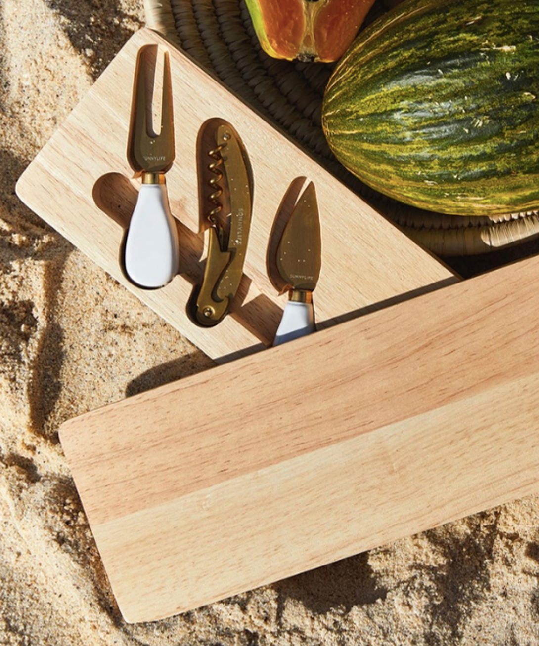 Sunnylife + Travel Cheese Set