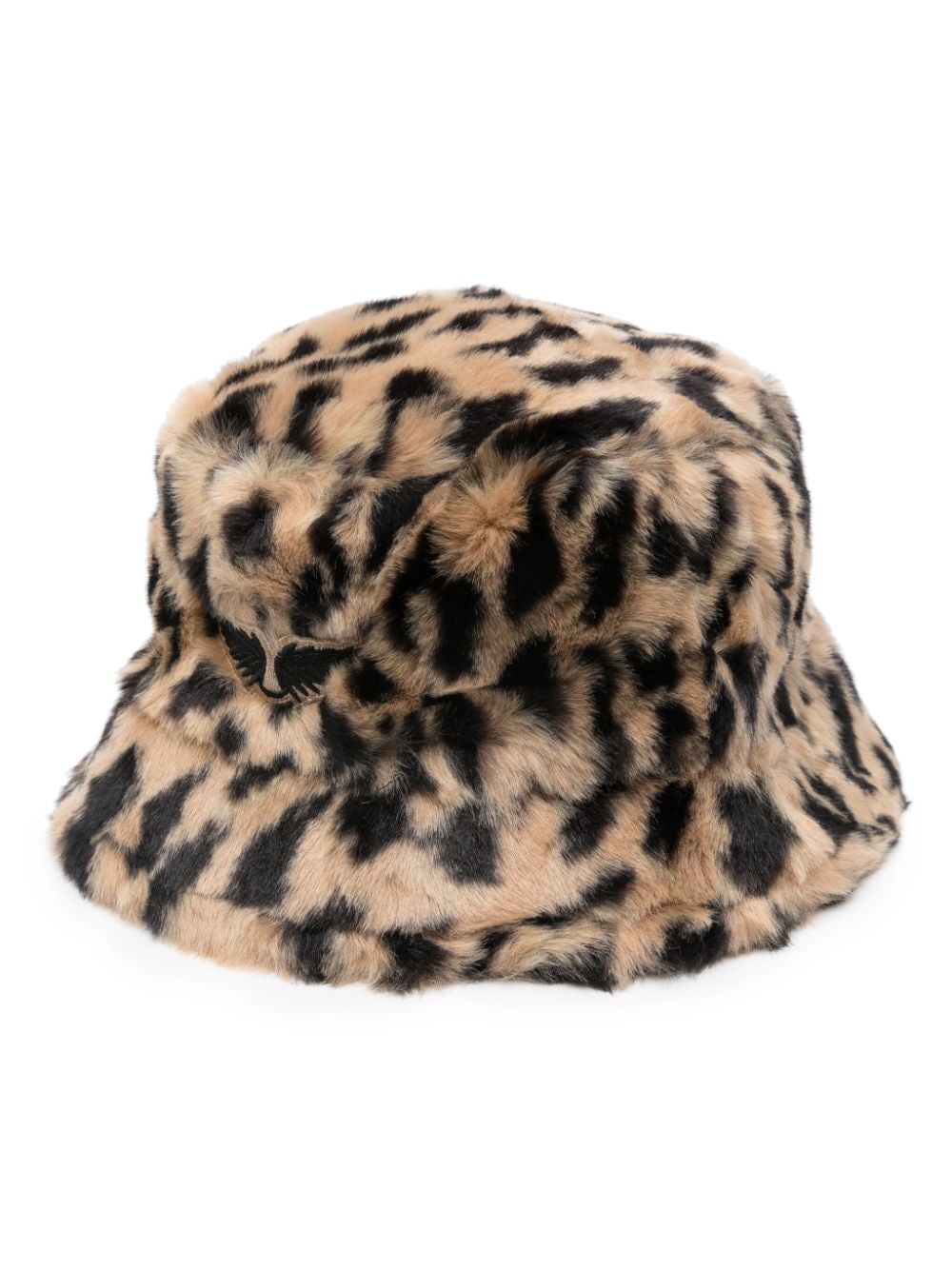 Zadig & Voltaire + Leopard-Print Faux-Fur Bucket Hat