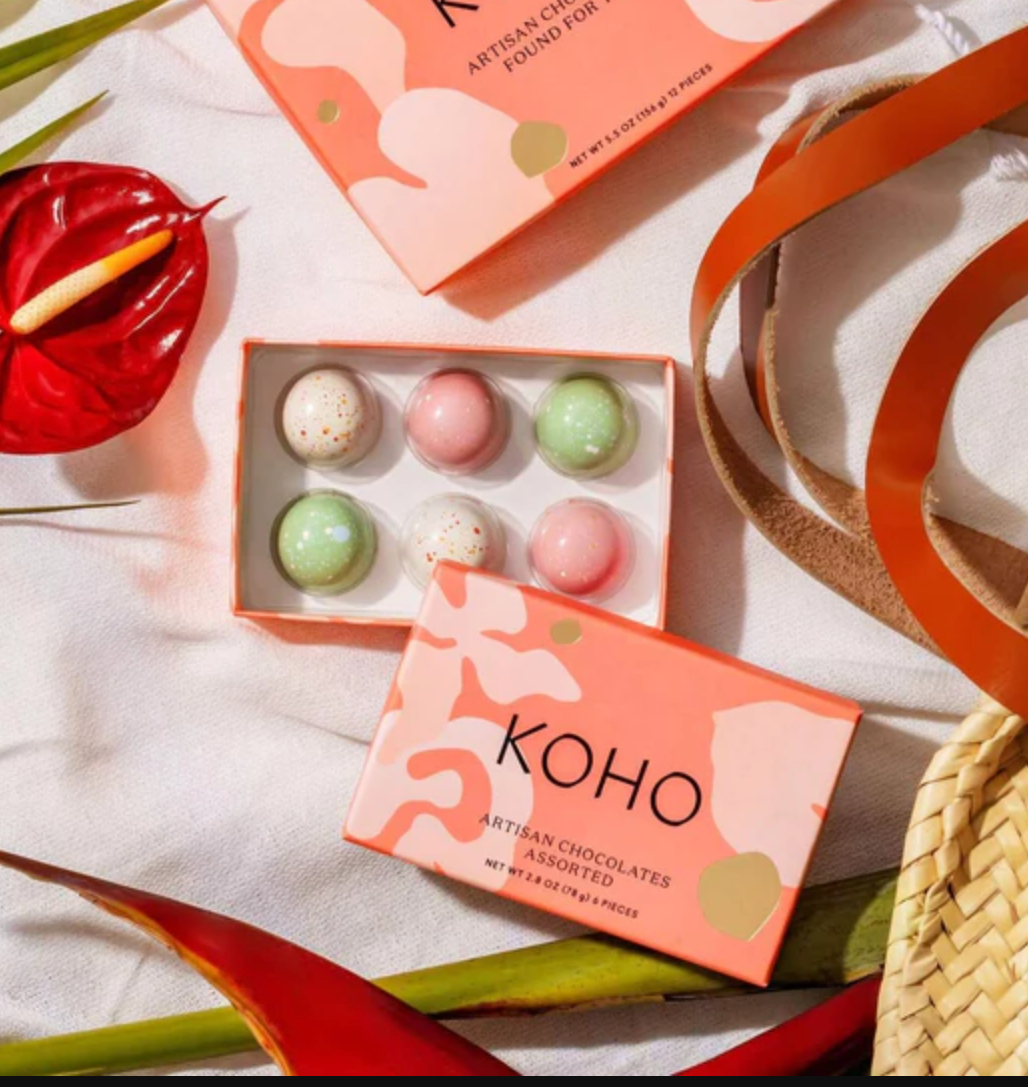 Koho Chocolates + Spring Seeker Assorted 6-Piece Bon Bons