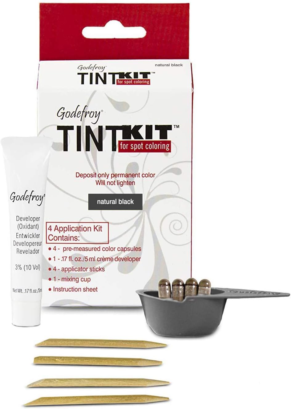 Godefroy + Professional Hair Colour Tint Kit