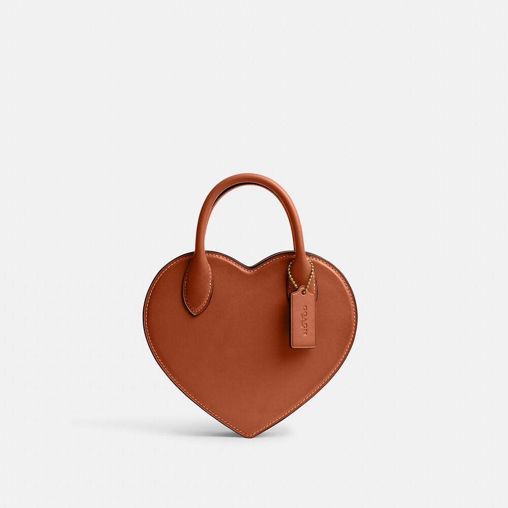 Coach + Heart Bag In Regenerative Leather