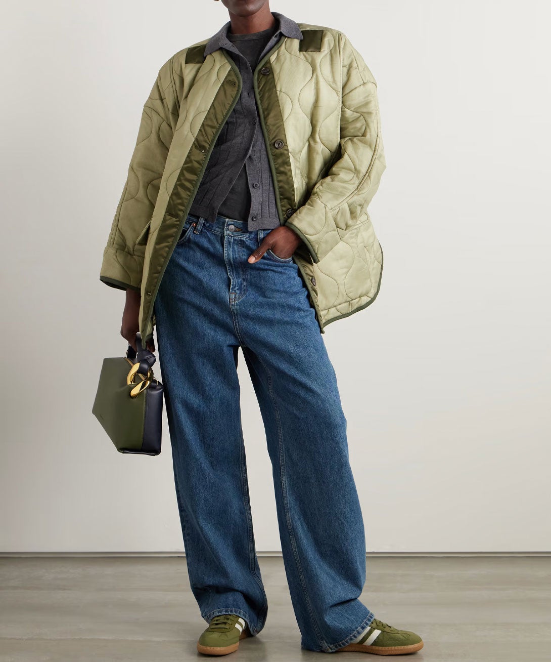 The Frankie Shop + Quilted Ripstop Jacket