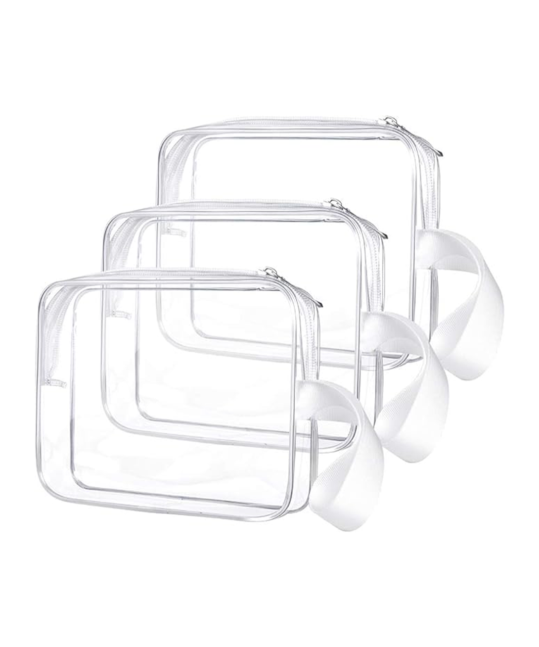 Sariok + Clear Toiletry Bag (3 pack)