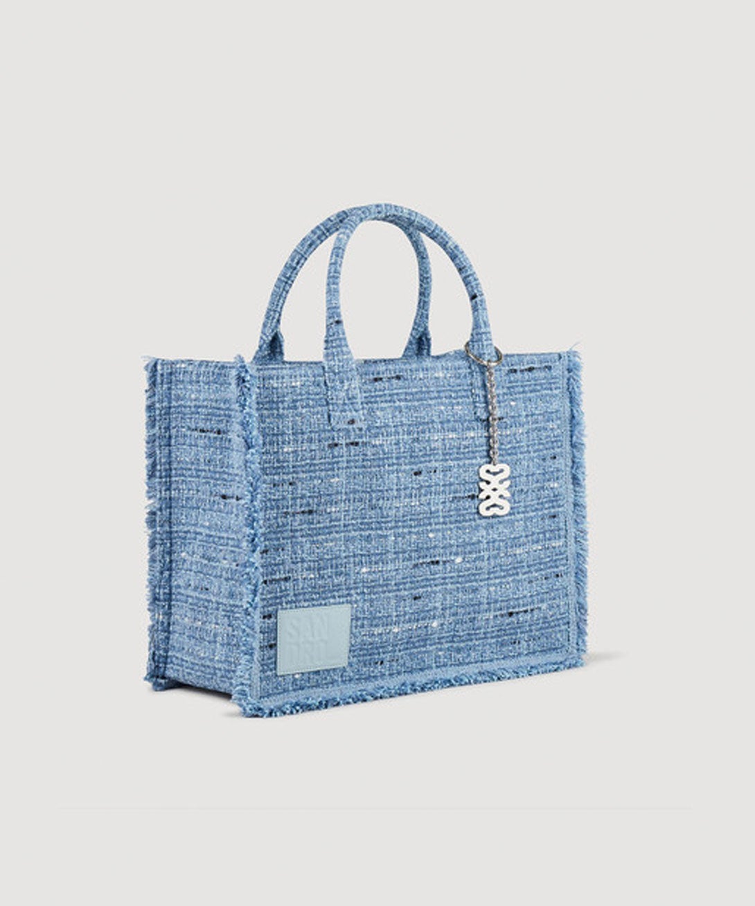 Sandro Paris + Kasbah Large Tweed Tote Bag