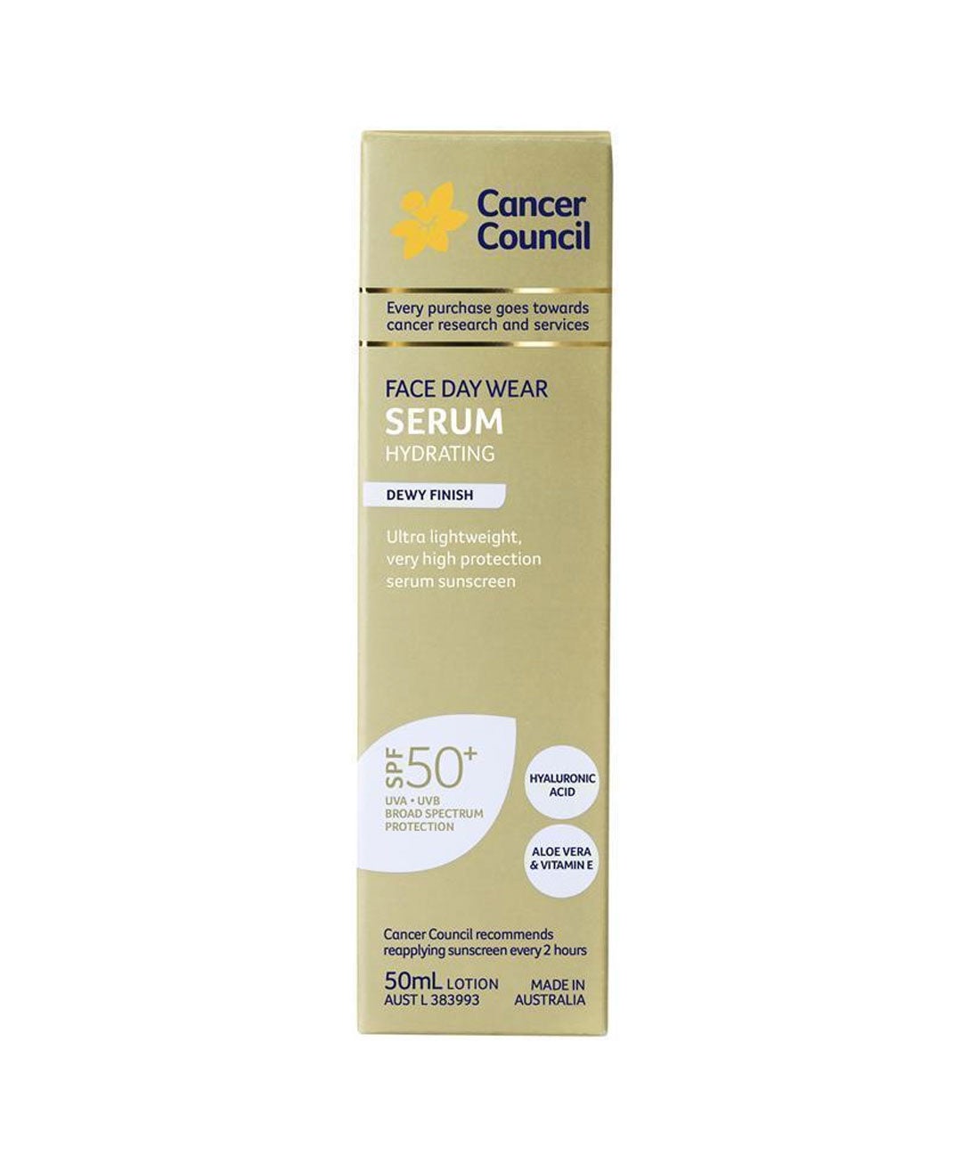 Cancer Council + SPF50+ Face Day Wear Serum