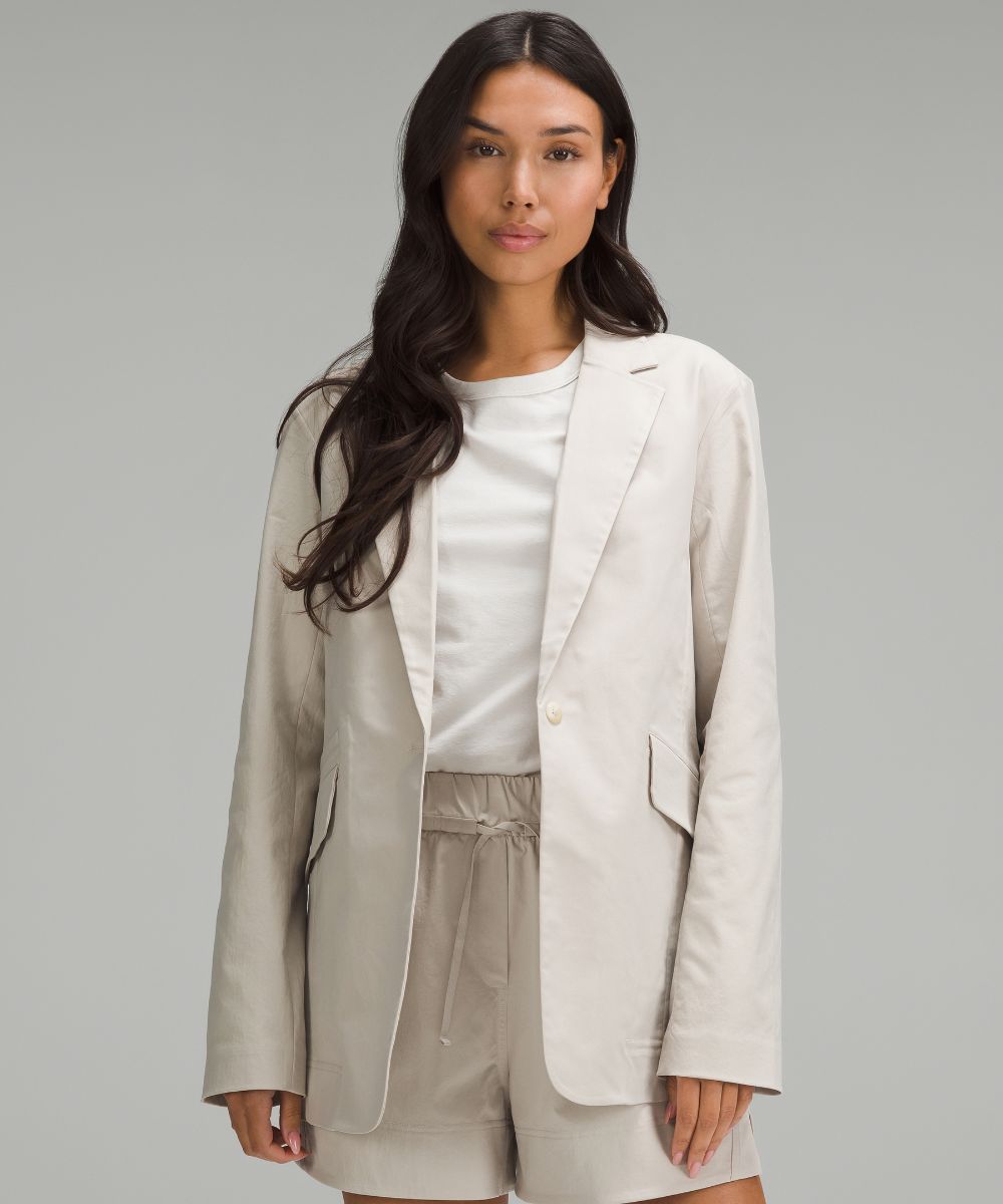 Lululemon + Relaxed-Fit Twill Blazer