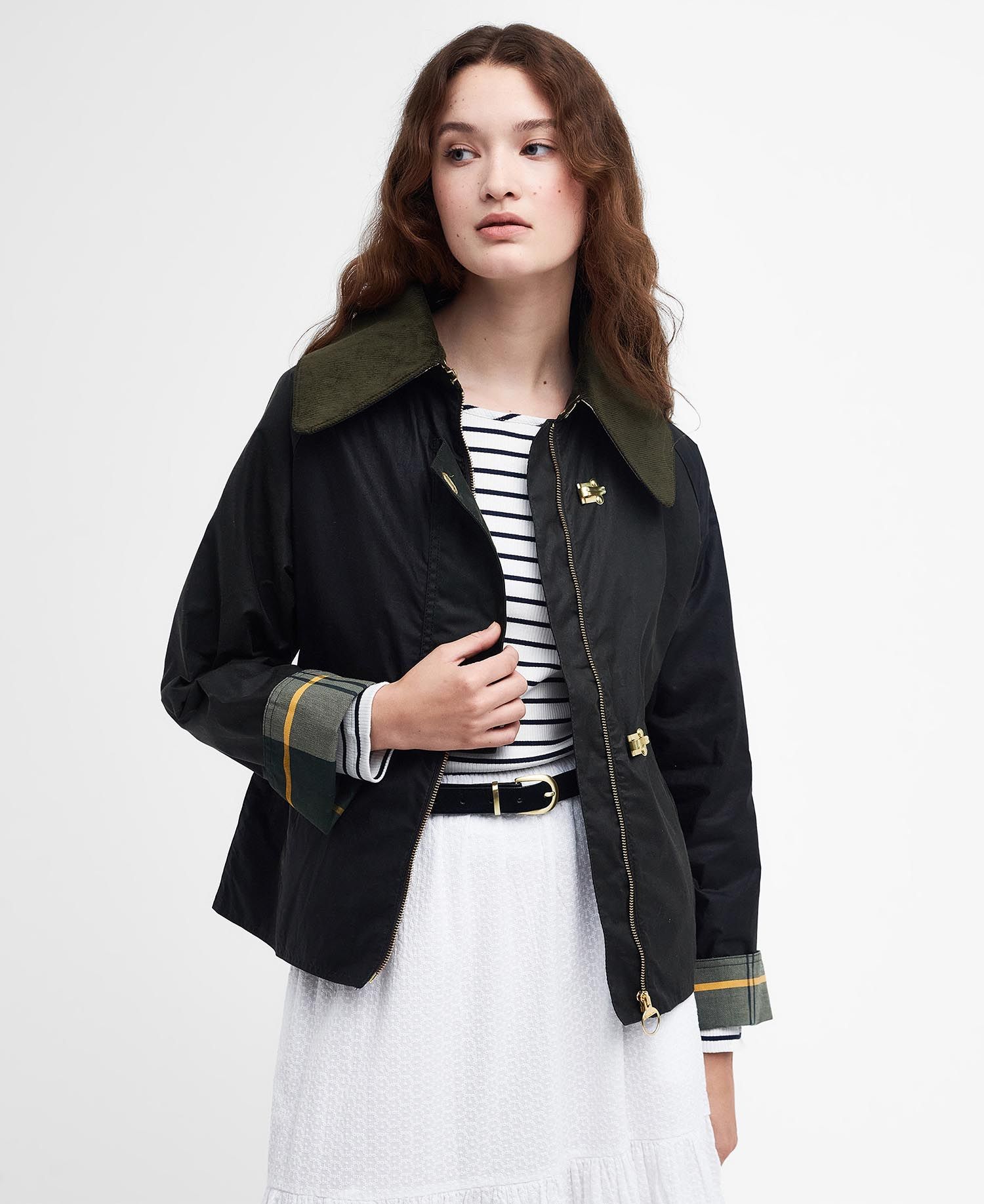 Barbour + Patch Drummond Spey Waxed Jacket