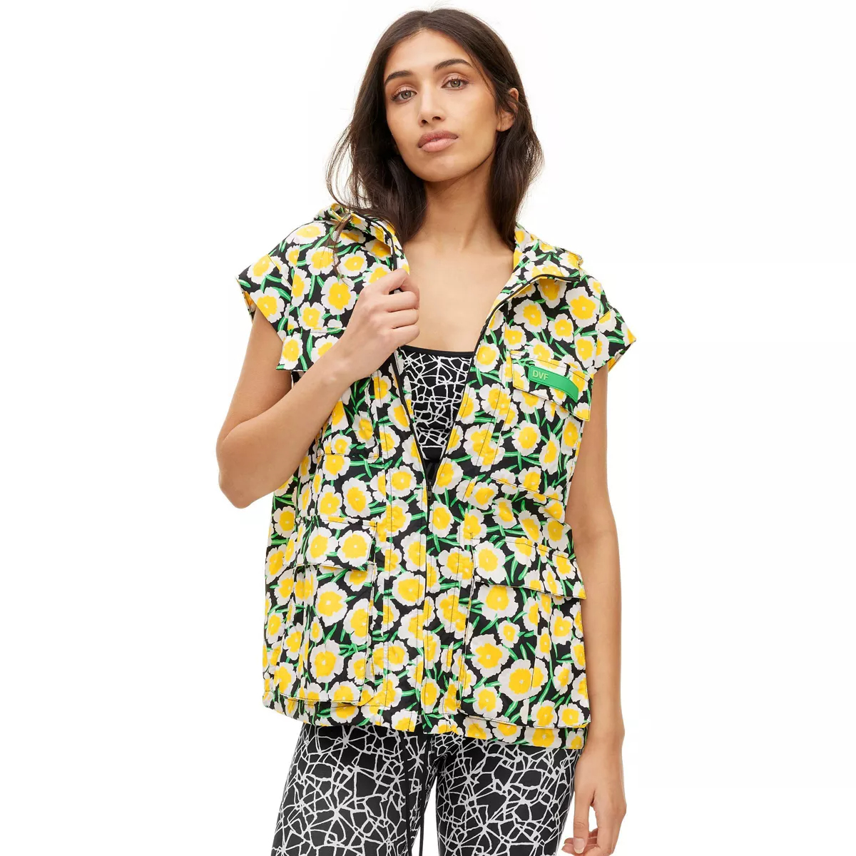 Diane von Furstenberg for Target + Nylon Packable Yellow Poppy Short ...