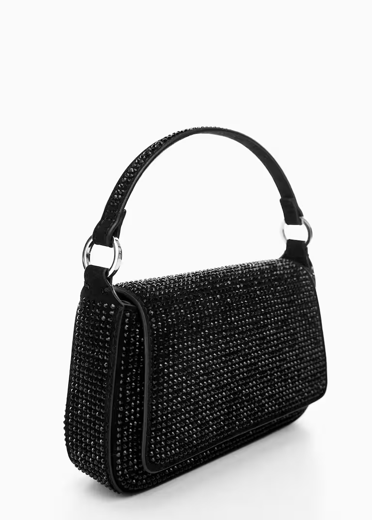Mango + Mini Rhinestone Chain Bag