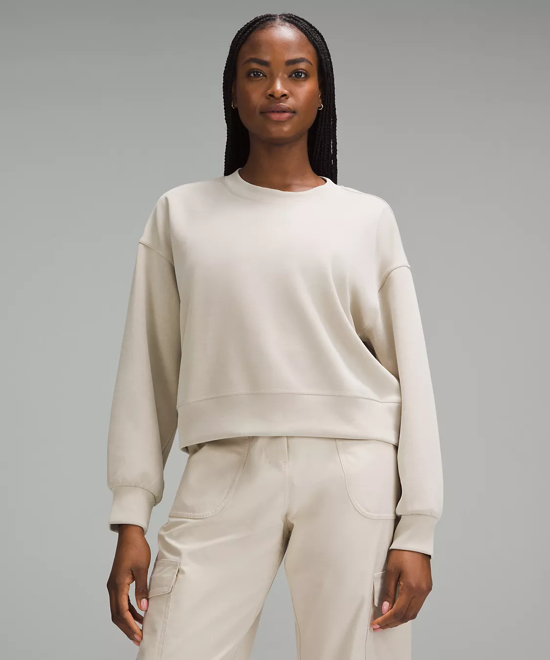 Lululemon + Softstreme Perfectly Oversized Cropped Crew Lululemon + Softstreme Perfectly Oversized Cropped Crew