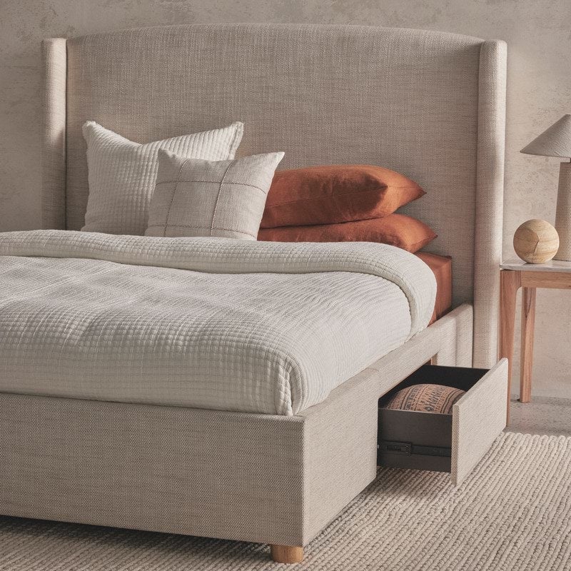 Freedom + ALINA Wing Bed with 2 Drawers