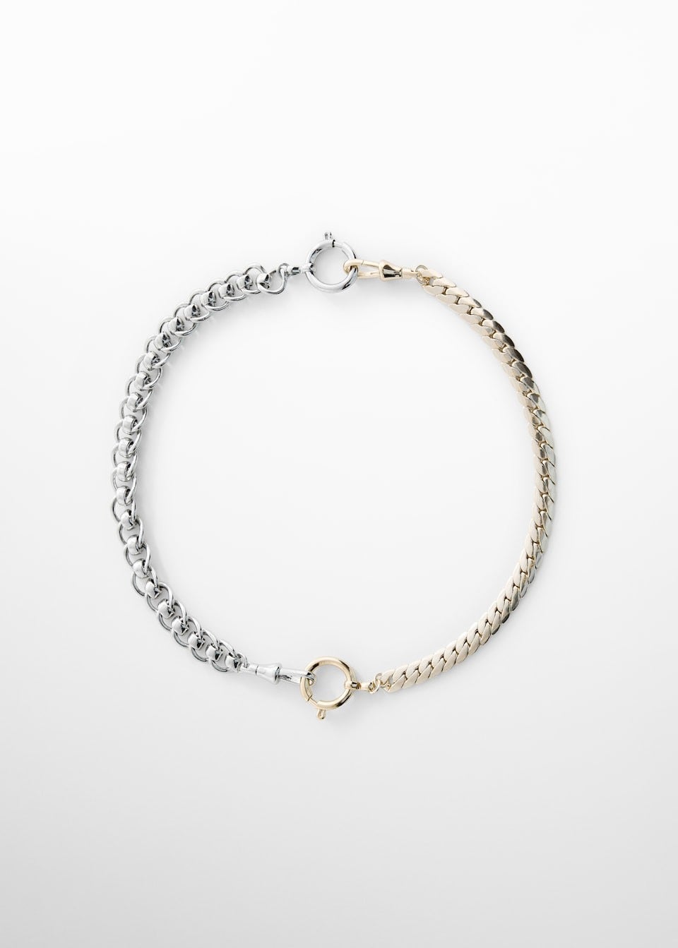 Victoria Beckham x Mango + Combined Chain Necklace